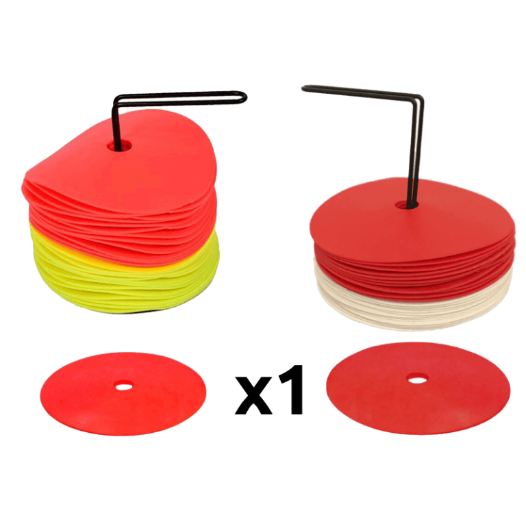 Pack 24 conos planos de goma zastor - Padel Pro Shop – PadelPROShop