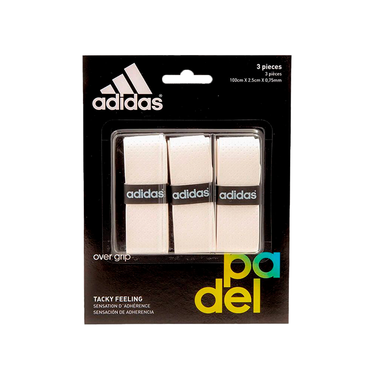 Overgrip Adidas Perforado (Pack x 3) Blanco - Padel Pro Shop – PadelPROShop