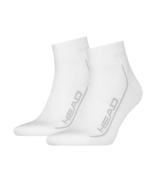 HEAD Socks Performance Quarter White (Pack x 2) | PadelPROShop