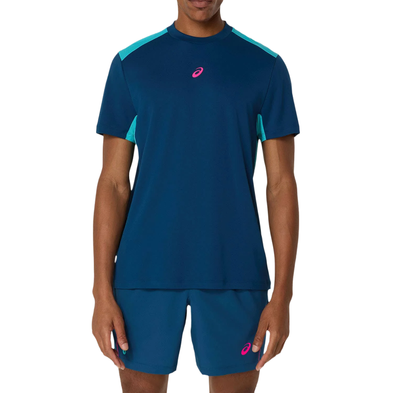 T-shirt Asics Court SS Mako Blue 2025 | PadelPROShop