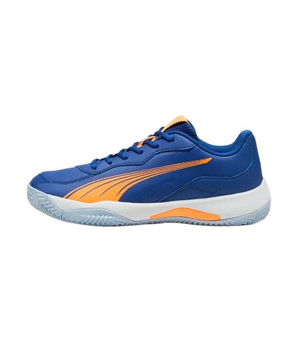 Zapatillas Puma Nova Smash Vivid Blue/White/Hit Fire 2025 | PadelPROShop