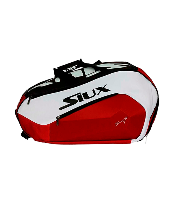 Siux Diablo Sanyo Black/Maroon racket bag - PadelPROShop – PadelPROShop